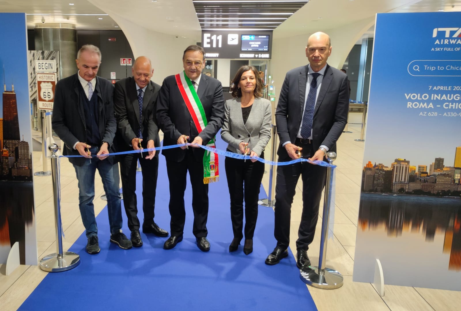 Fiumicino, inaugurata la nuova rotta Ita Airways Roma-Chicago - www ...